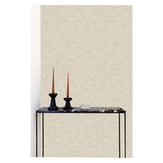 Plain Textile Textured Double Roll Wallpaper, Double Roll ...