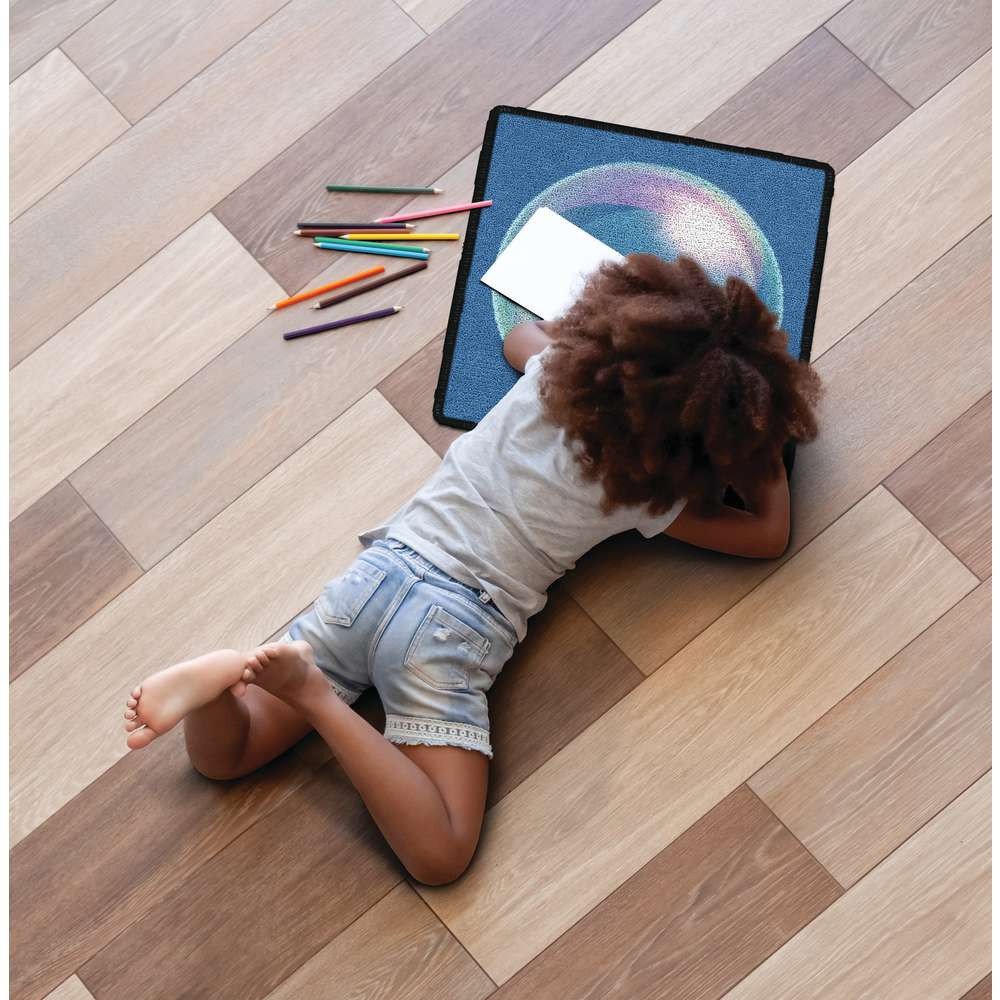 Flagship Carpets CW1848-15S12 Stay In Your Bubble, Set of 12, 15"x15 ...