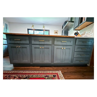 Blue Kitchen with Custom Breakfast cabinet - Kitchen - Other - by ...