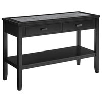 Garvine Gray Stone Top Sofa Table - Transitional - Console Tables - by ...