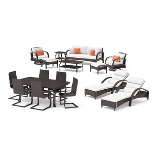 Barcelo 16 Piece Sunbrella Outdoor Patio Estate Collection - Tropical ...