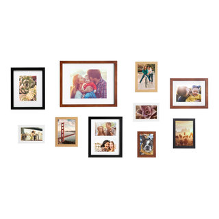 Gallery Wood Wall Frame Set - Contemporary - Picture Frames - by Uniek ...