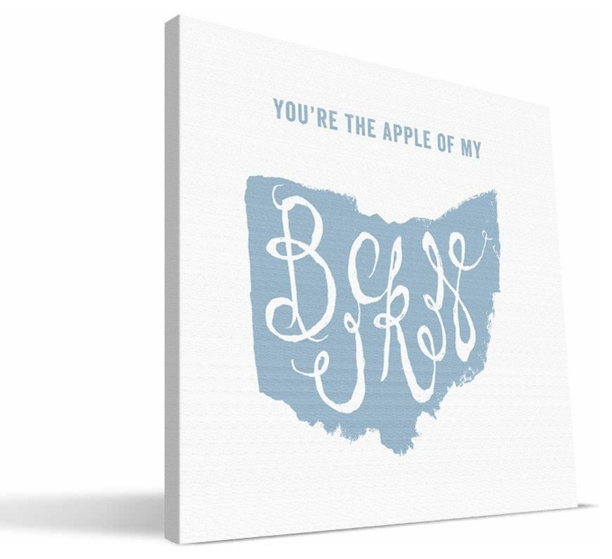 Ohio State Motto Canvas Print, 12"x12", 12"x12" - Contemporary - Prints ...