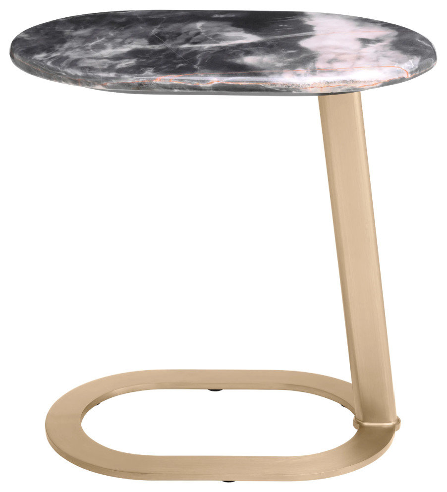 Oval Marble End Table | Eichholtz Oyo - Contemporary - Side Tables And End Tables - by OROA ...