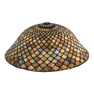 16W Tiffany Fishscale Shade - Beach Style - Lamp Shades - by Meyda ...