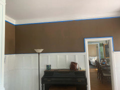 Traditional blue paint color for historic living room quandary