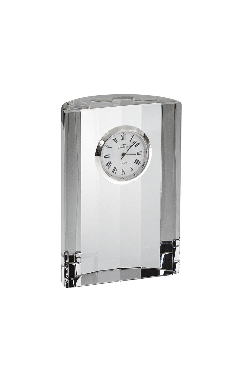 Half Moon Clock 4.5x3.5" - Contemporary - Desk And Mantel Clocks - by ...