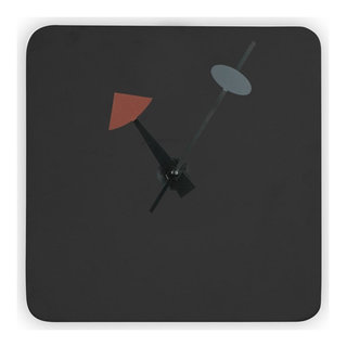 LeisureMod Manchester Classy Square Wood Silent Wall Clock in Yellow ...