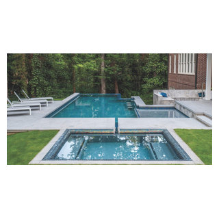 Pebble Interior - French Gray - Pool - Houston - by Landmark Custom ...