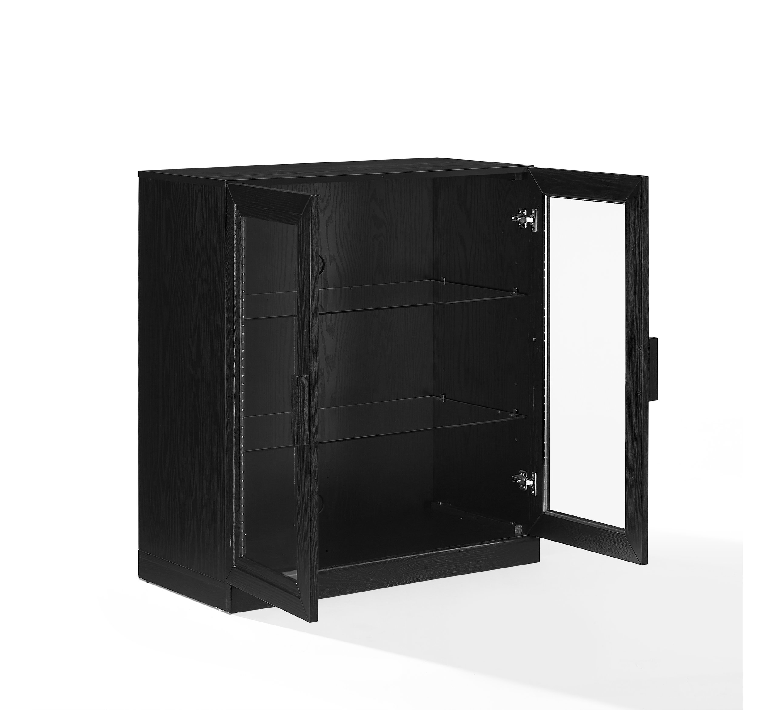 Essen Stackable Glass Door Kitchen Pantry Storage Cabinet ...