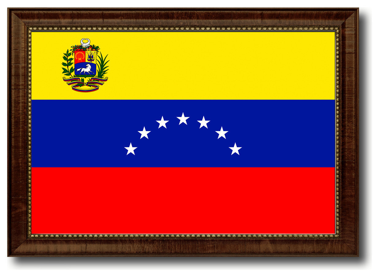 Venezuela Country Flag Canvas Print, 15"x21", 27"x39" - Traditional ...