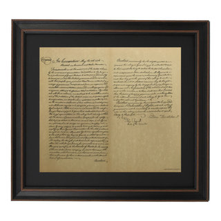 Framed Virginia Resolution of Independence - Traditional - Prints And ...