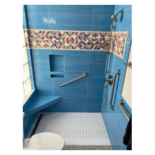 Village Walk Palmer Ranch ADA Shower - Eclectic - Bathroom - Tampa - by ...