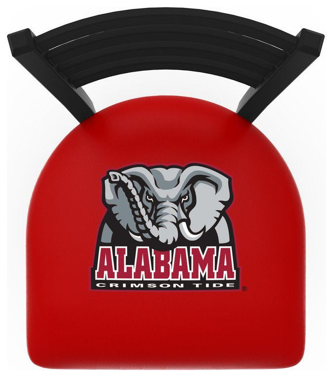 Holland L004 Alabama Elephant 25" Stationary Counter Stool - Black ...