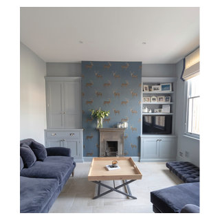Alcove units with a drinks cabinet - Traditional - Home Bar - Other ...