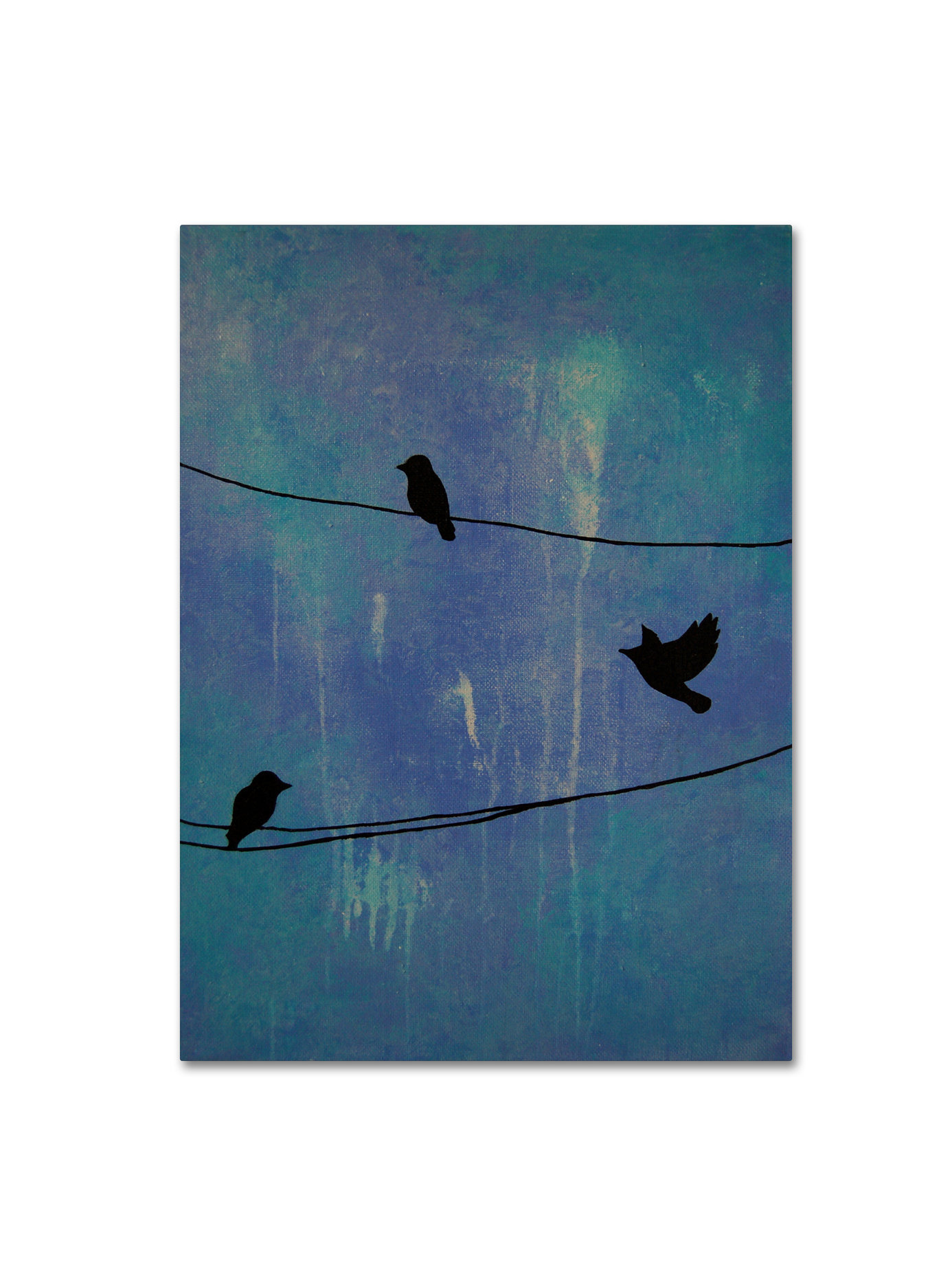 'Birds Arrival' Canvas Art by Nicole Dietz, 24" x 32" - Traditional ...