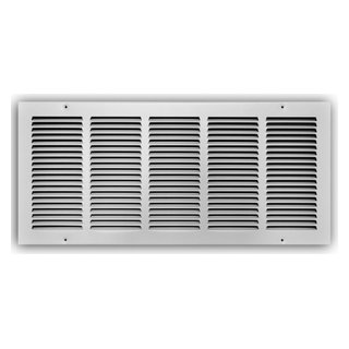 White Wall Return Air Grilles, 24"x10" - Transitional - Registers ...