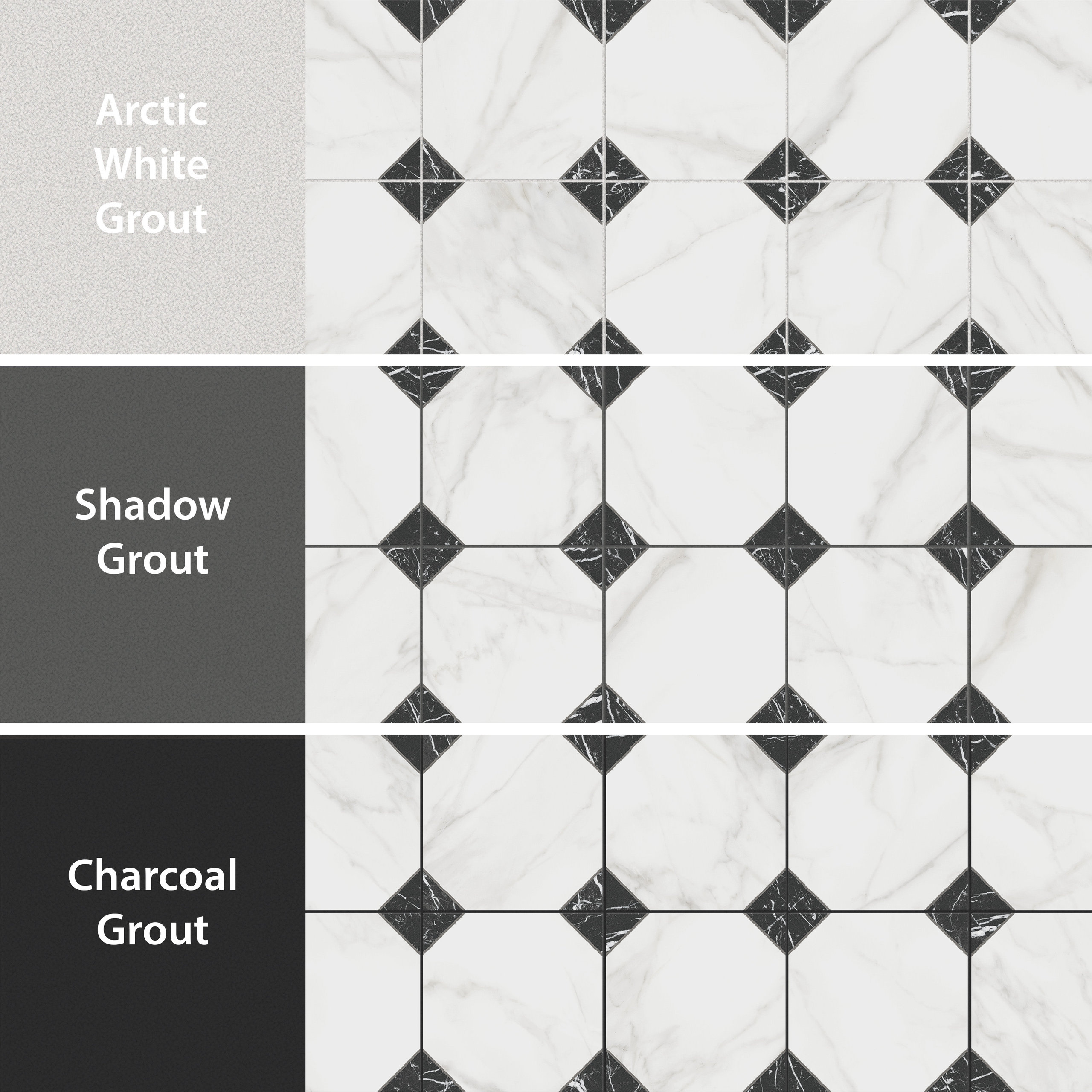 Merzoni Yard Marquina Porcelain Floor and Wall Tile Sample ...
