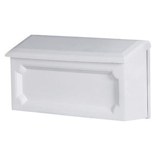 Solar Group Black Horizontal Poly Mailbox WMH00B04 - Traditional ...
