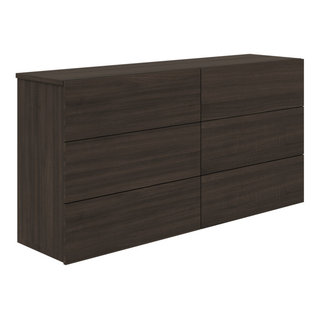 Ayla Dresser, Dark Oak Melamine - Modern - Dressers - by Casabianca ...