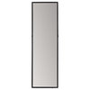 Carmen Black Rectangular Linear Mirror - Transitional - Floor Mirrors ...