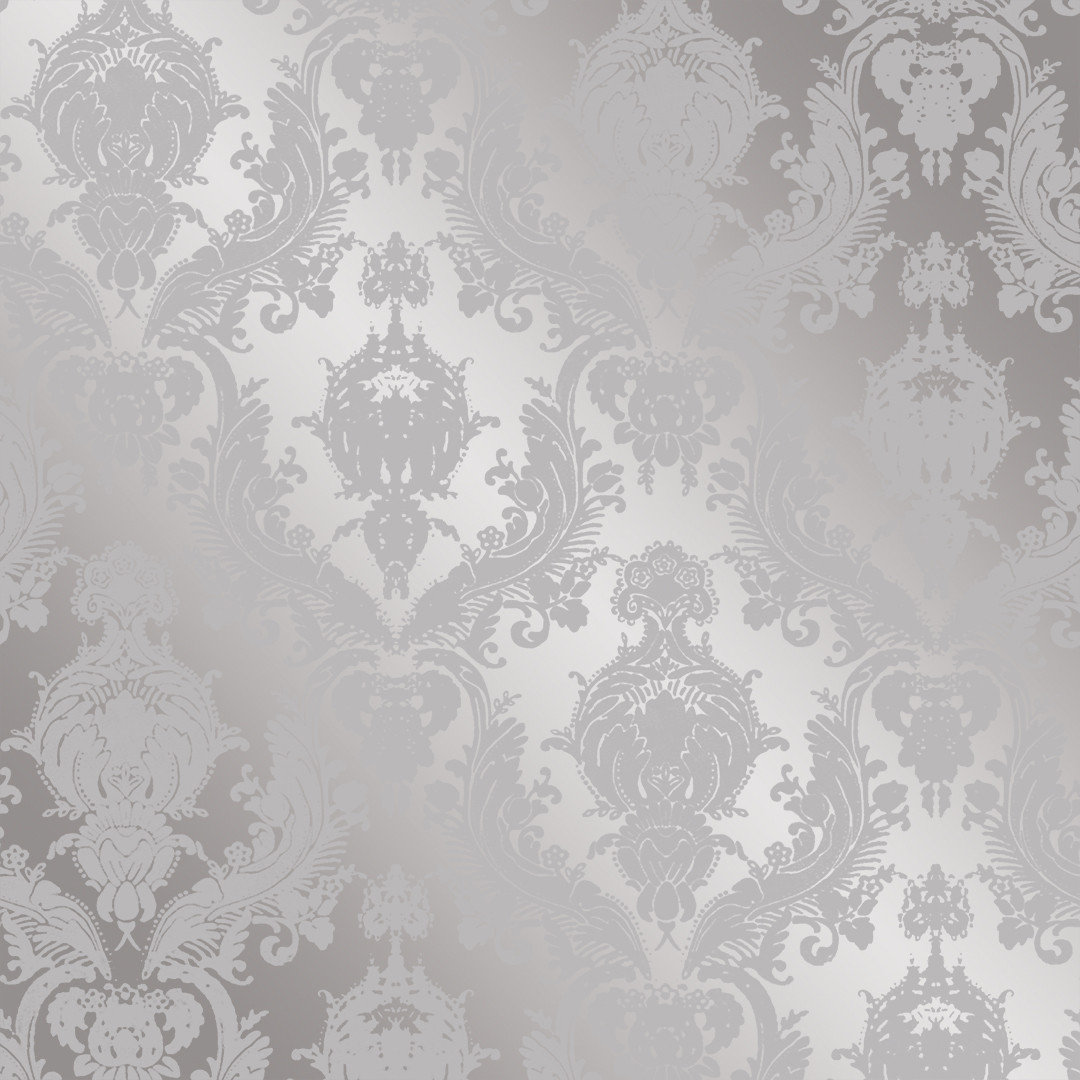 Damsel Peel and Stick Wallpaper, Sample, Platinum, 8.5" x 11 ...