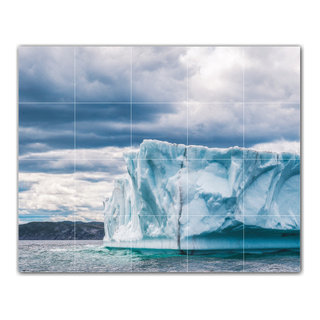 Glacier Ceramic Tile Wall Mural HZ500728, 60" Wide x 48" High ...
