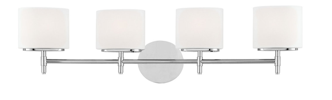 Hudson Valley Trinity 4-Light Bath Bracket, Polished Chrome ...