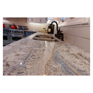 Mont Blue granite kitchen - Contemporary - Milwaukee - by Tithof Tile ...