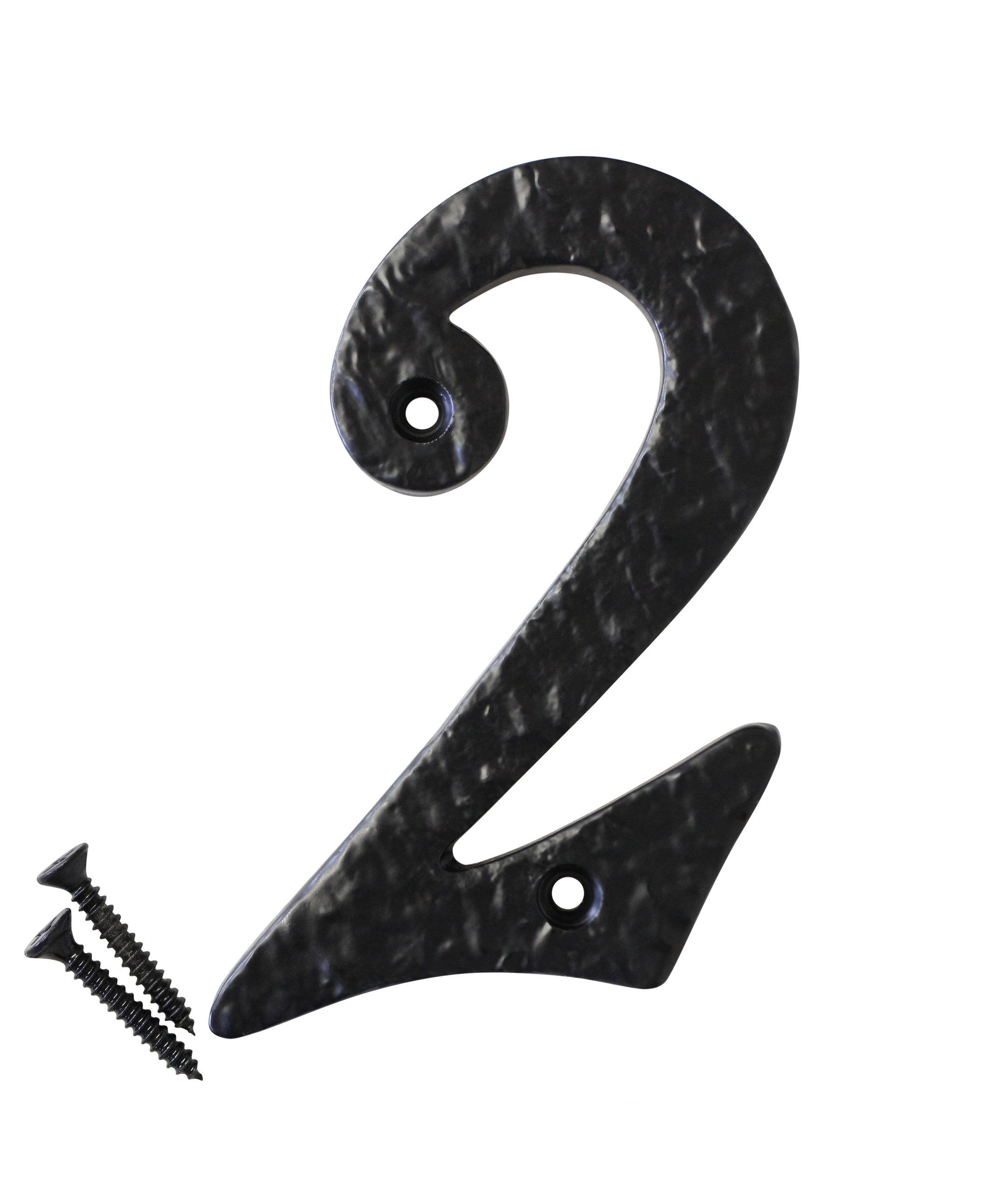 RCH Hardware Iron Vintage Classic House Number, 4" - Contemporary ...
