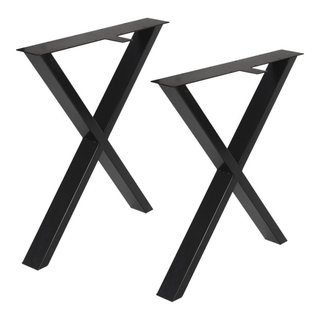 X-Type Table Leg, Set of 2, 30'' - Modern - Table Tops And Bases - by ...