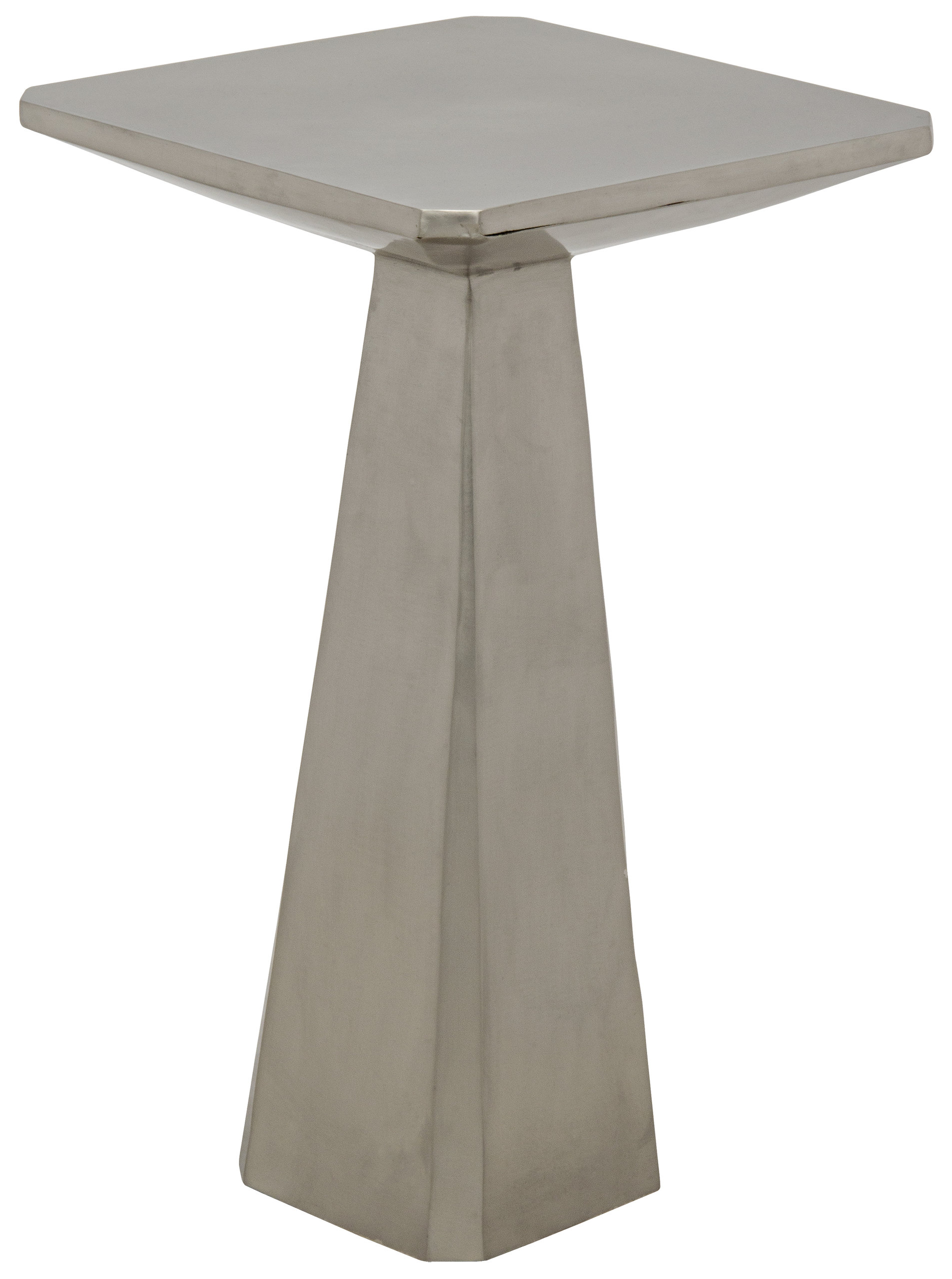 Laura Side Table, Antique Silver - Transitional - Side Tables And End ...