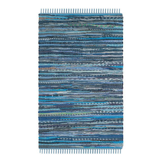 Safavieh Rag Rug Collection RAR127 Rug, 2'6"x4' - Contemporary - Area ...