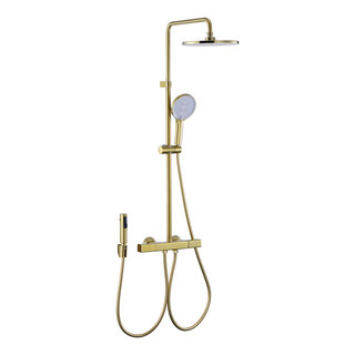 Exposed Shower System with 3-Function Handheld Shower & Bidet ...