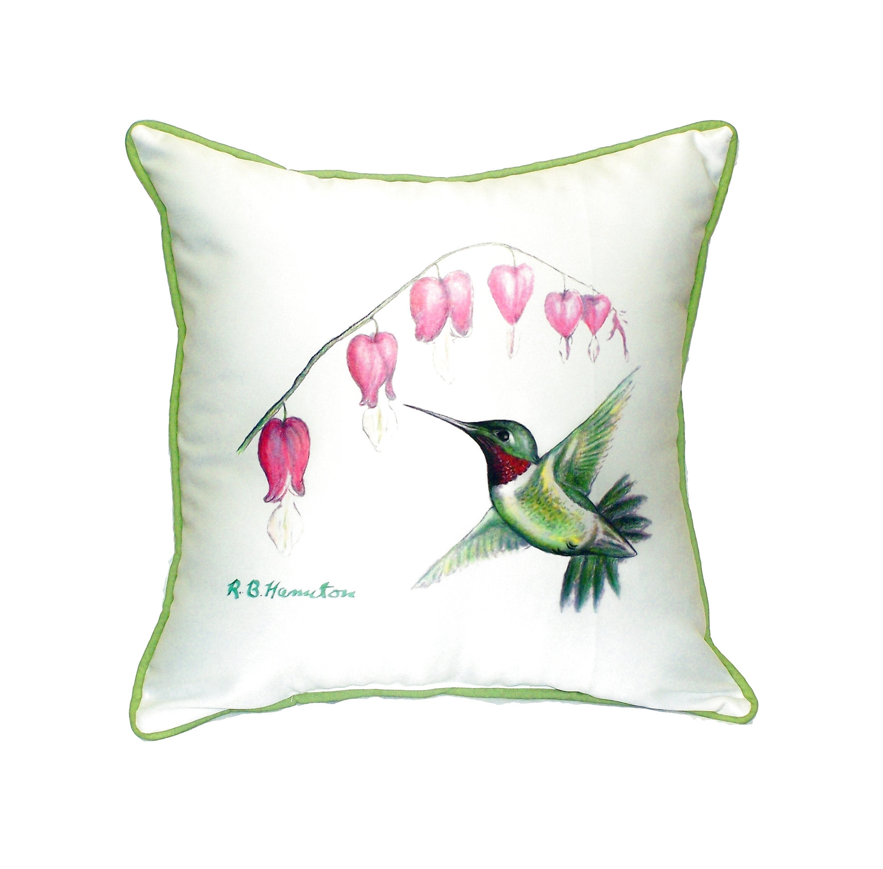 Hummingbird Small Indoor/Outdoor Pillow 12x12 - Set of Two, 12 inches x ...