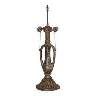 23.5" 2 Light Table Base - Traditional - Lamp Bases - by Meyda Lighting ...