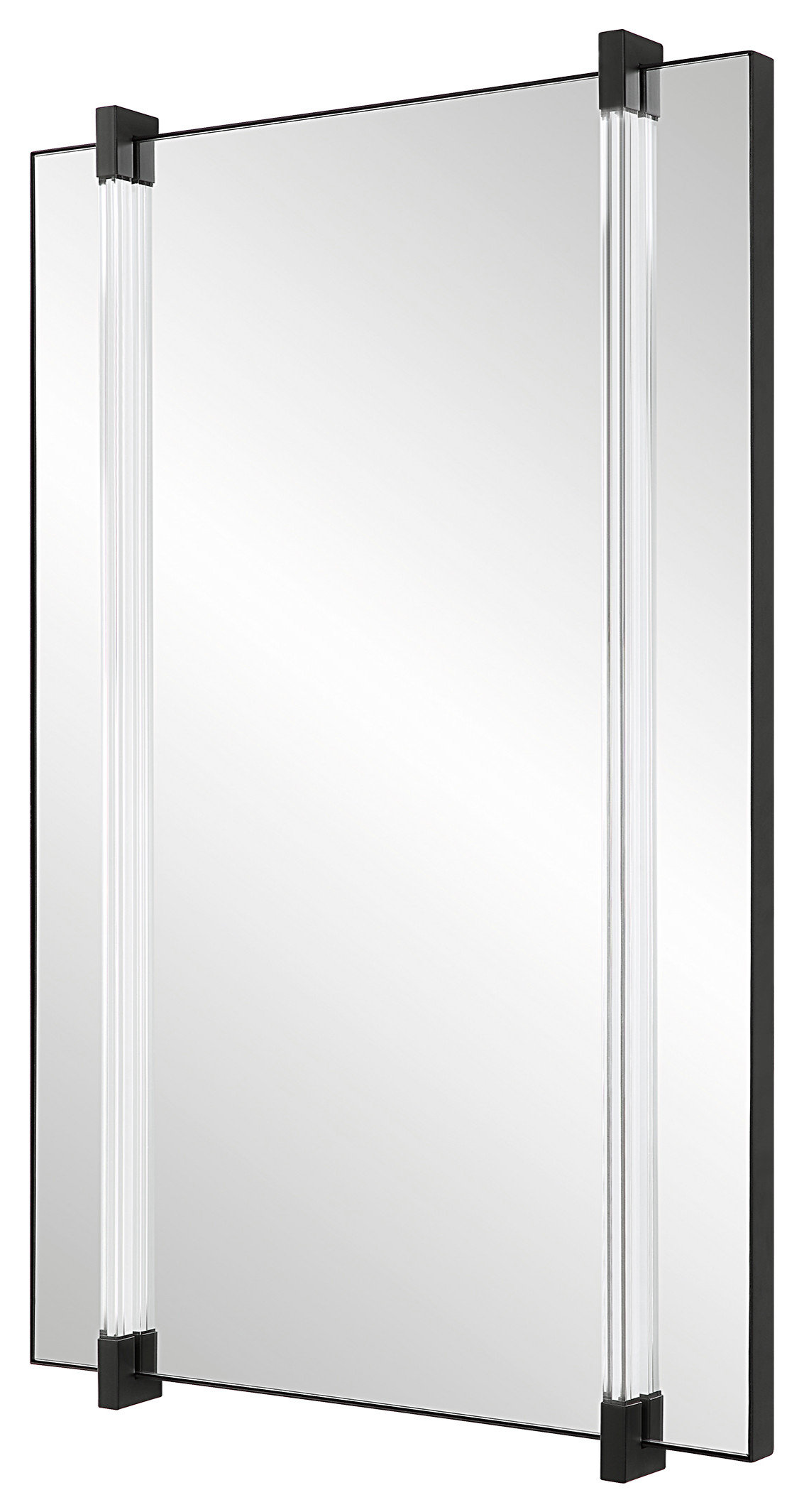 Uttermost Ladonna Rods Mirror, Matte Black, 9937 - Contemporary - Wall Mirrors - by Uttermost ...