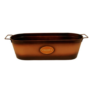 21" Oval Metal Container - Farmhouse - Ice Tools And Buckets - by WALD ...