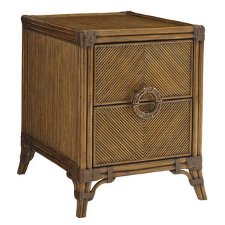 Bungalow Chairside Chest - Tropical - Accent Chests And Cabinets - by ...