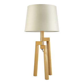 Güttingen | Modern LED Solid Wood Table Light Fixture - Transitional ...