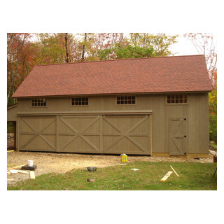 Saltbox Style Pole Barns - New York - by PINE RIDGE POLE BARNS | Houzz