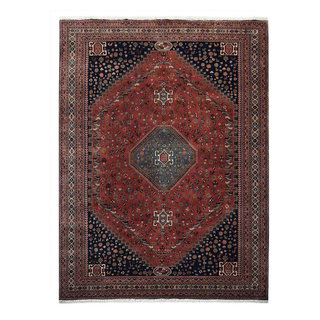Hand Knotted Persian Wool Area Rug Oriental Rust, [Rectangle] 9'x12 ...