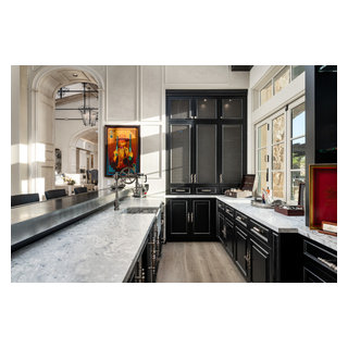 Home Bar Sliding Windows - French Country - Home Bar - Phoenix - by ...