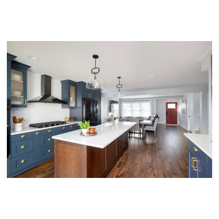 Hale Navy Kitchen - Transitional - Kitchen - Minneapolis - by Wise ...