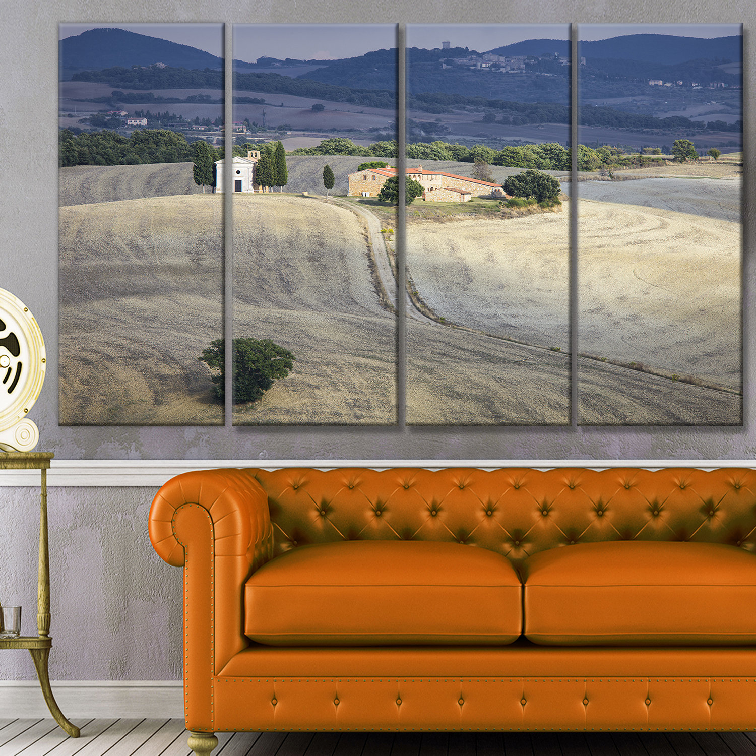Beautiful Sandy Landscape, Landscape Canvas Art Print, 48"x28", 4 ...