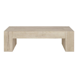 Bristol Cracked Oak Coffee Table, by Kosas Home - Farmhouse - Coffee ...
