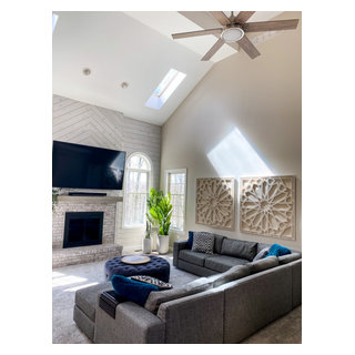 Living Room Facelift - Farmhouse - Living Room - New York - by ...