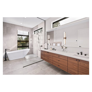 Island View - Primary Ensuite - Contemporary - Bathroom - Vancouver ...