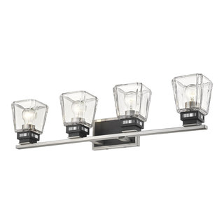 Z-Lite 474-4V Jackson 4 Light 33"W Bathroom Vanity Light - Transitional ...