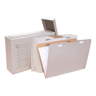 W/8 VFolder37, Vertical Flat File System Filing Box, Stores Flat Items ...